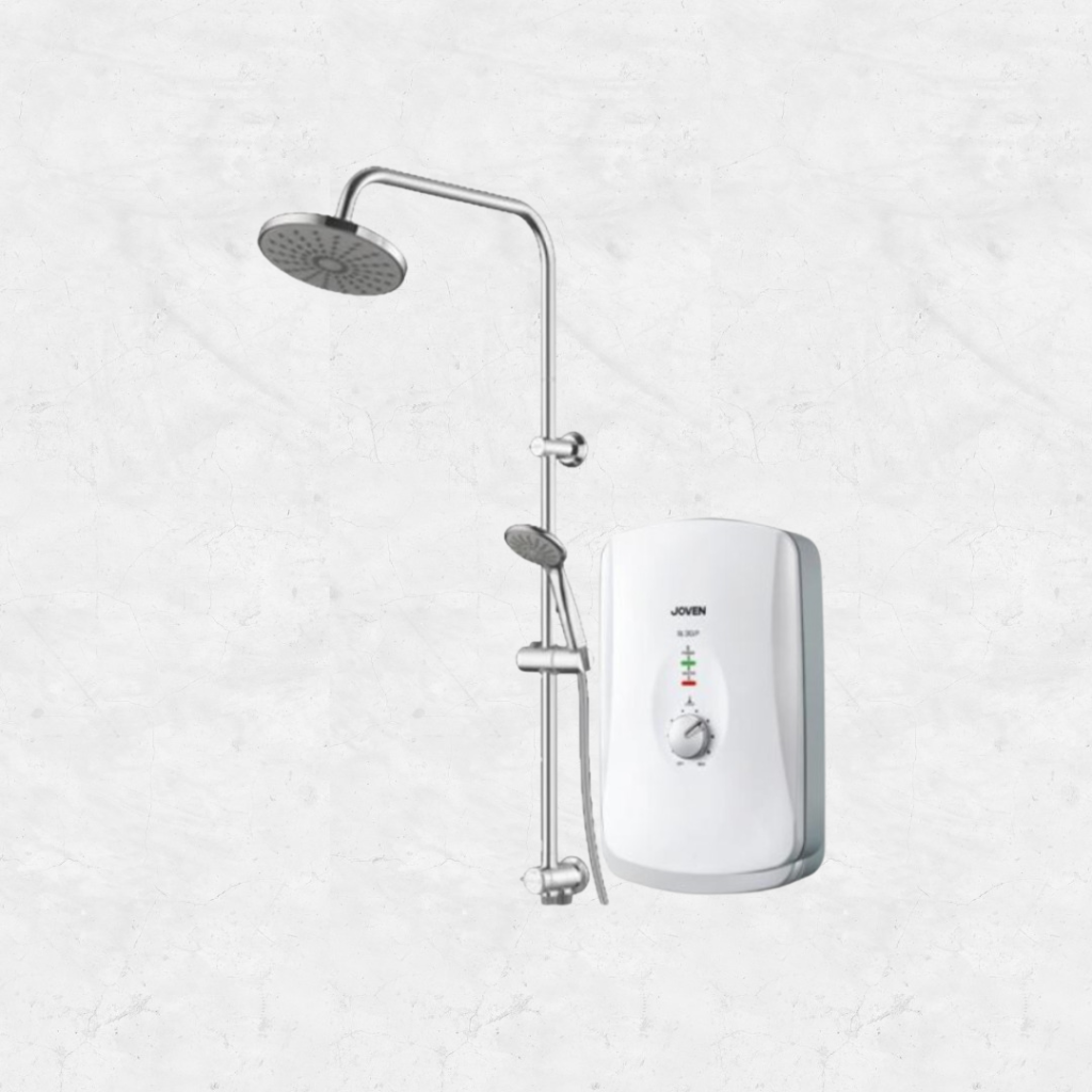 Joven-SL30 White | Instant Water Heater with Rain Shower and Hand ...