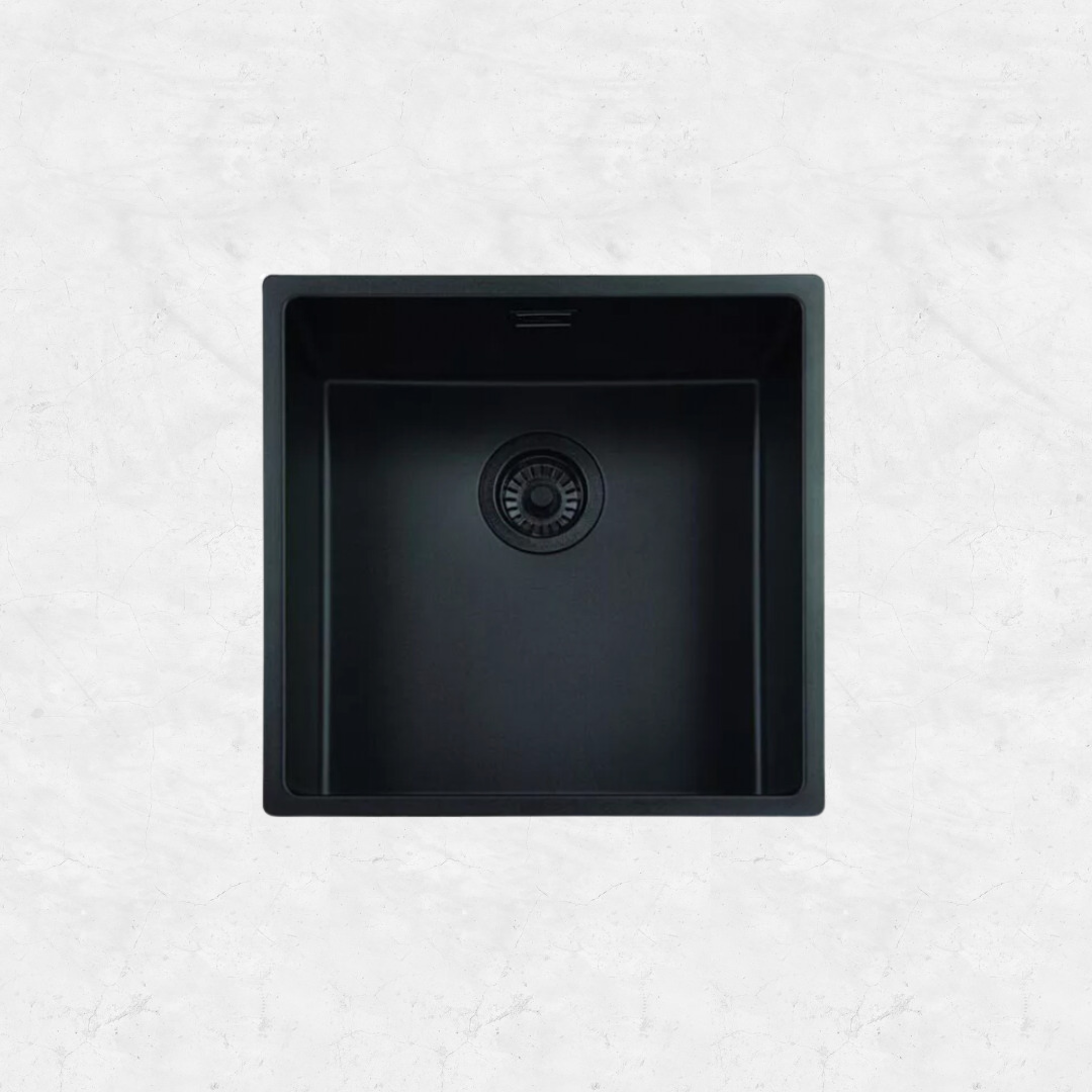 Reginox New York 40×40 Comfort Regi Colour Stainless Steel Sink (Jet ...